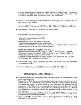 EMI-EMC_Hemanthkumar.P | DOC | Business | Business and Finance