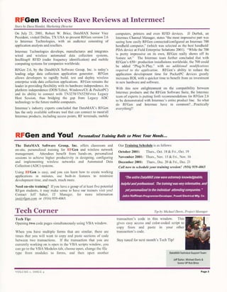 RFGen News. Dara Hamlet (Gibbs) | PDF