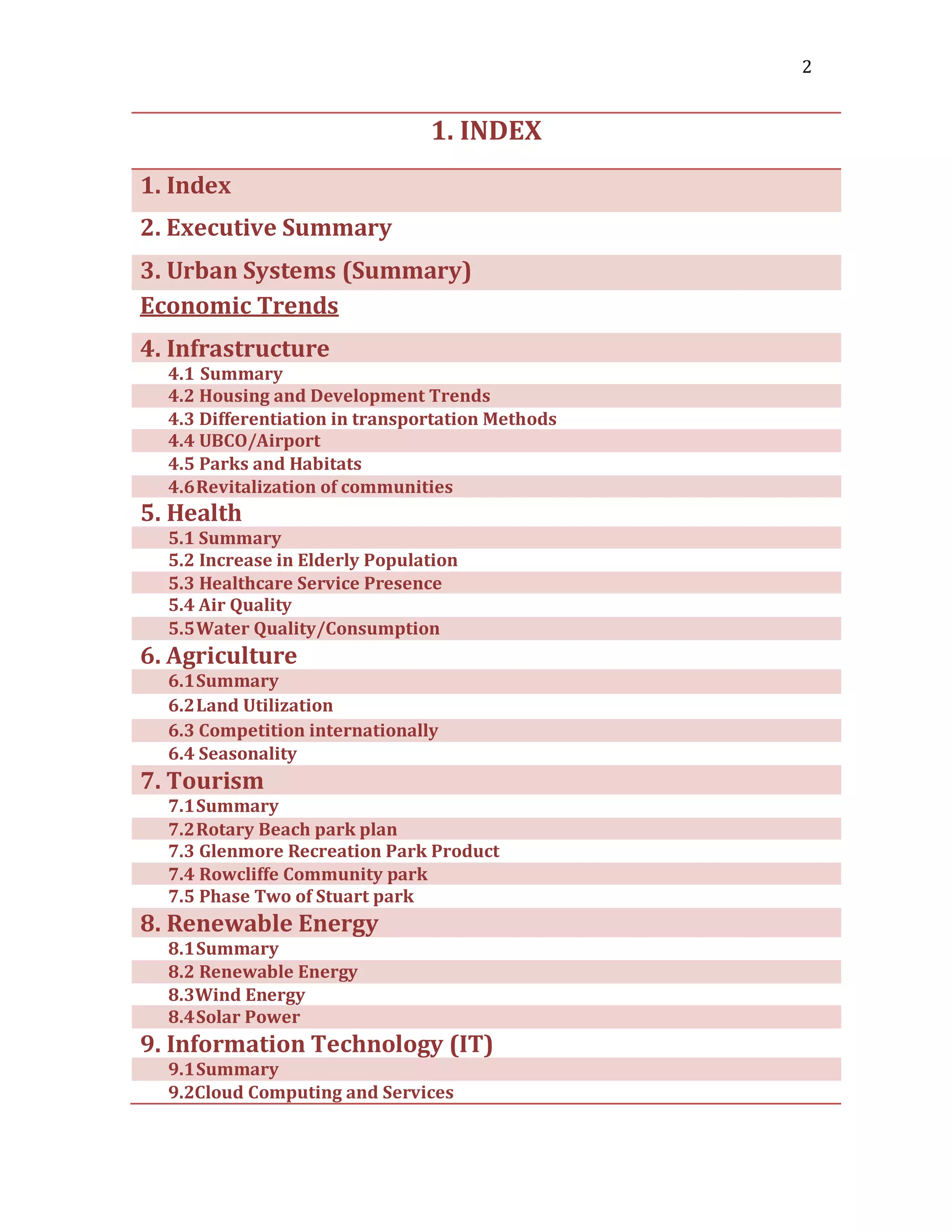 URBAN SYSTEMS REPORT | PDF