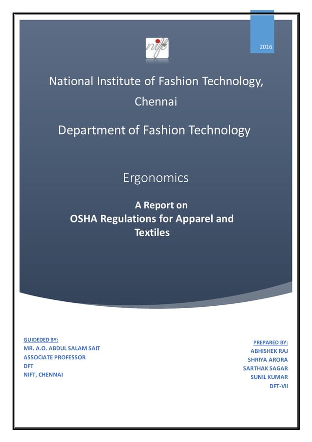 OSHA Regulations - Ergonomics | PDF