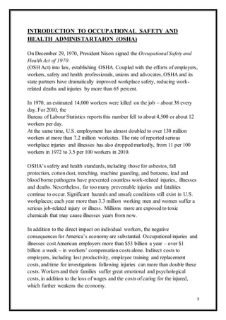 OSHA Regulations - Ergonomics | PDF