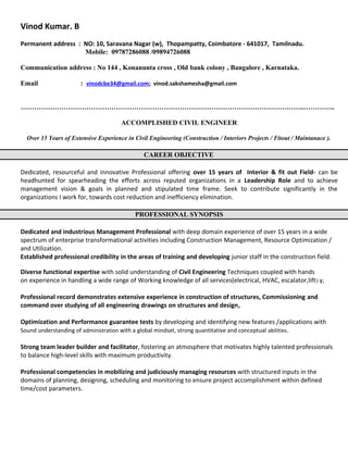 Vinod Revised Resume 2 | DOC