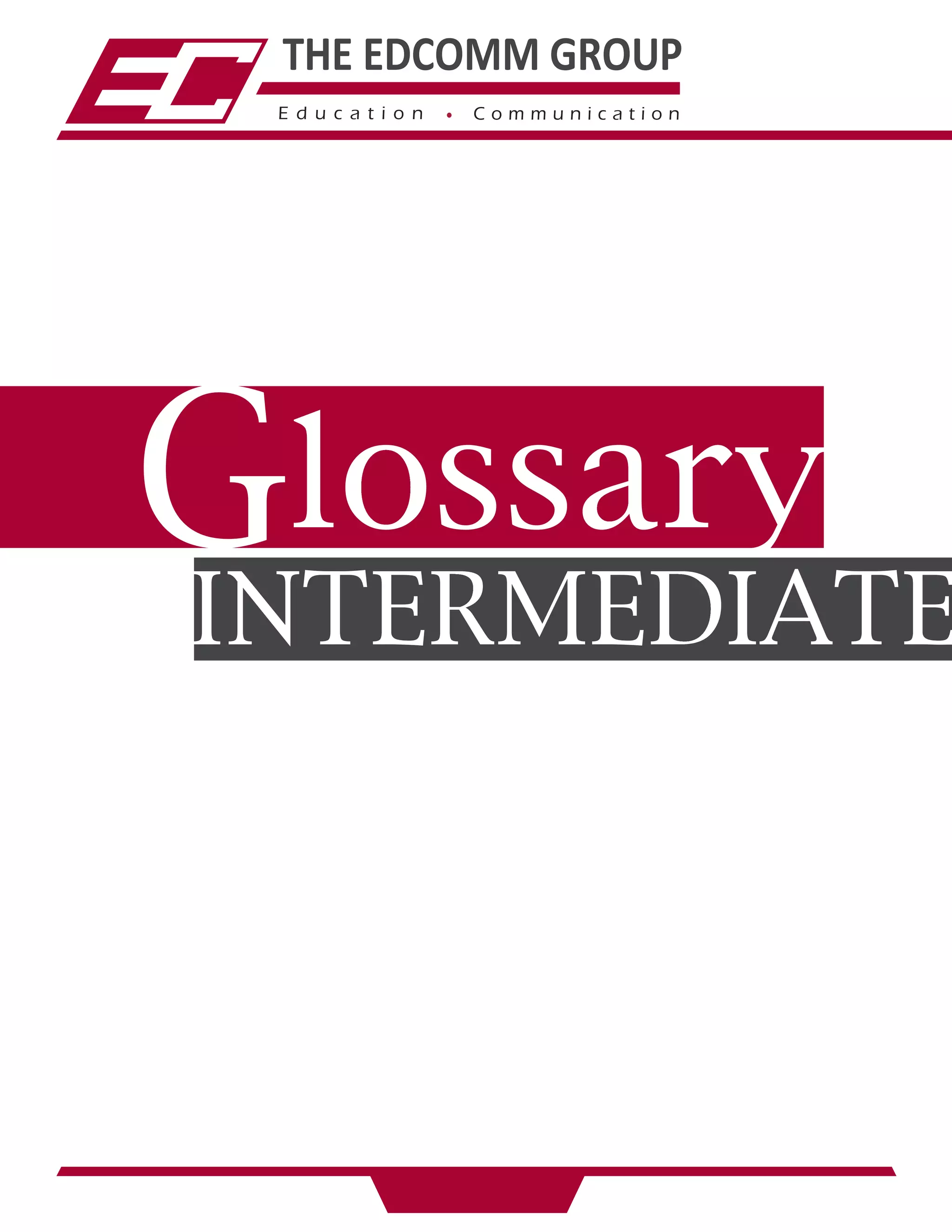 Glossary_Intermediate | PDF | Desktop Publishing | Computer Software ...