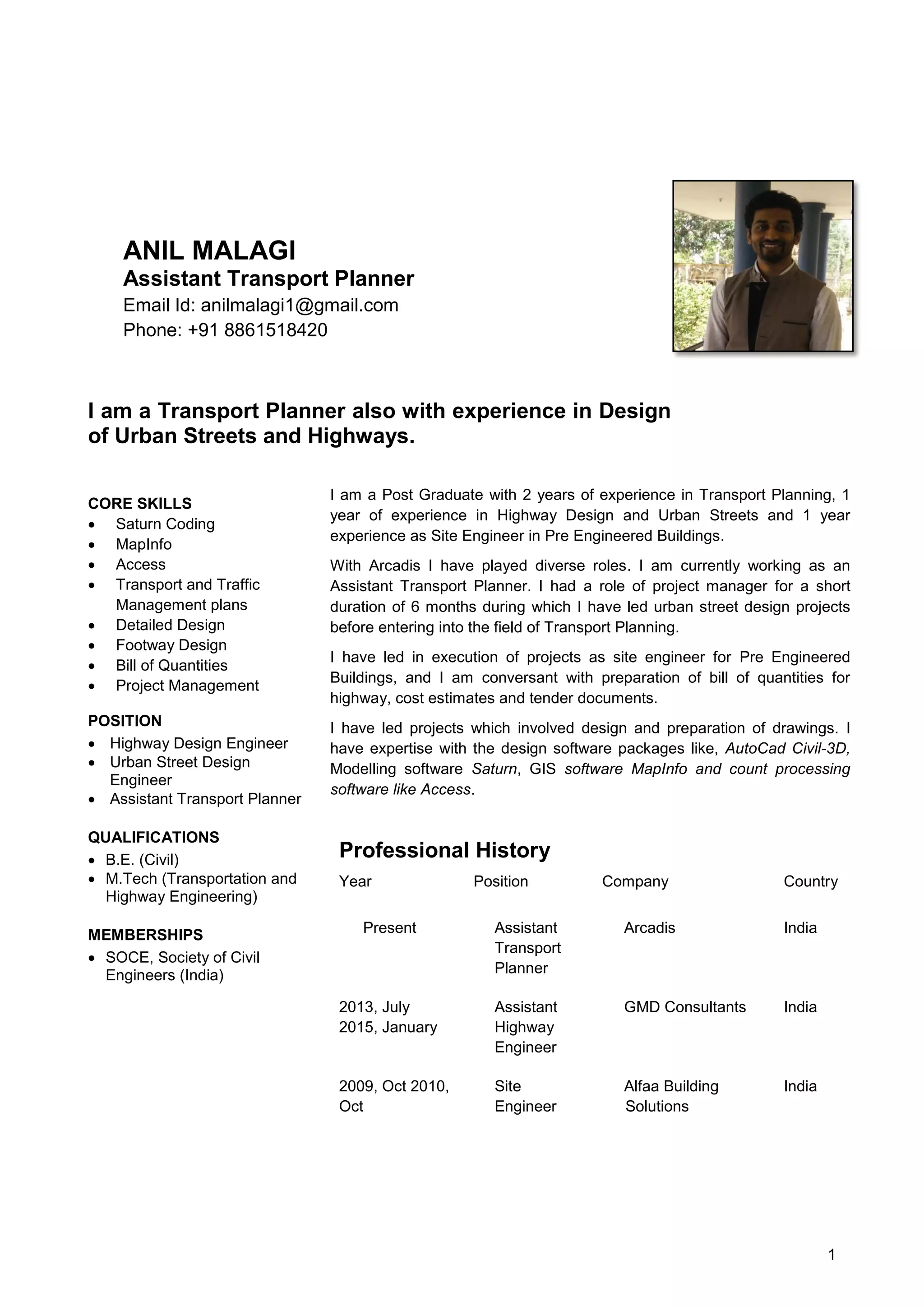 CV_Anil Malagi | PDF