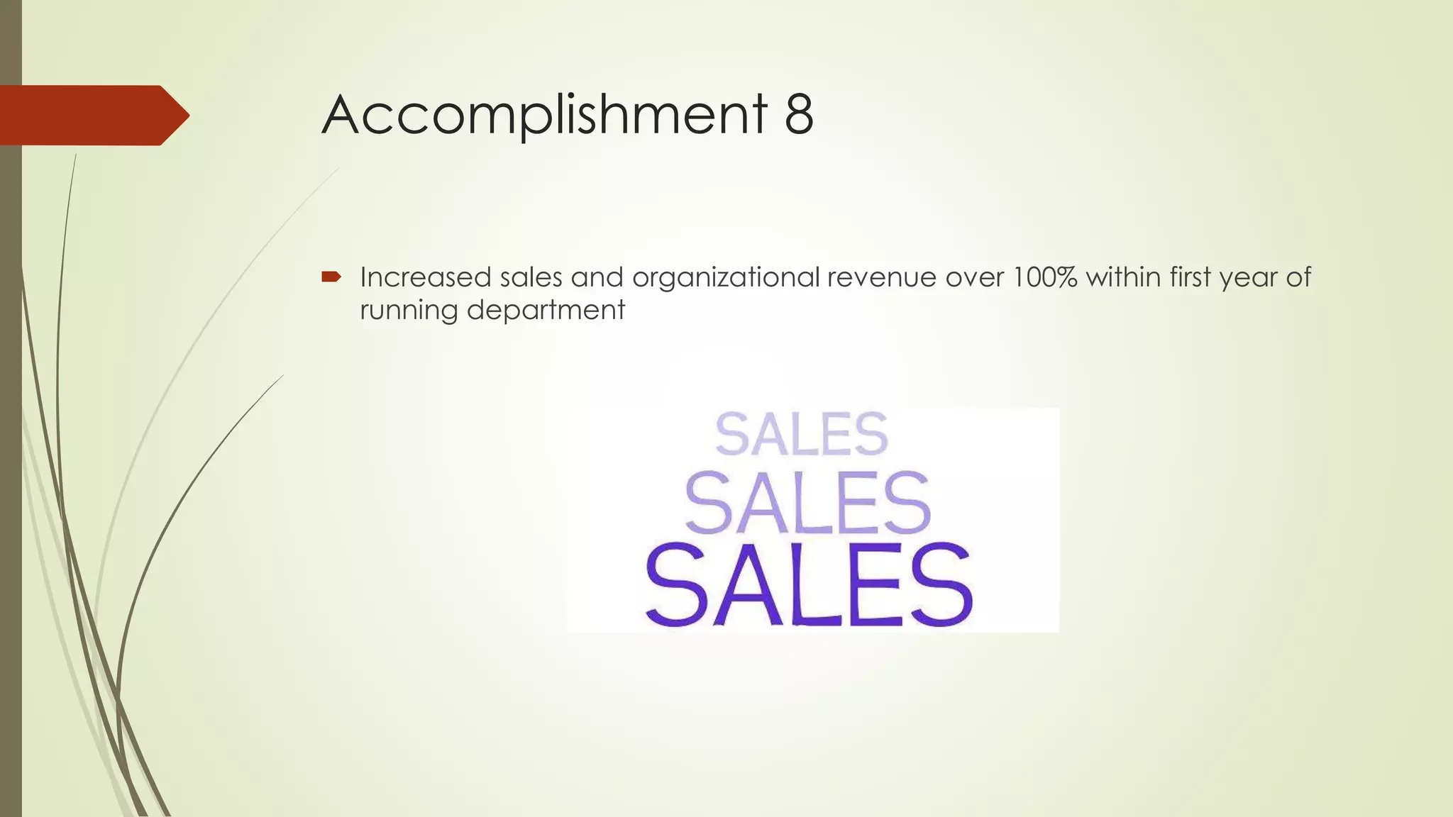 Highlights of Accomplishment | PPT