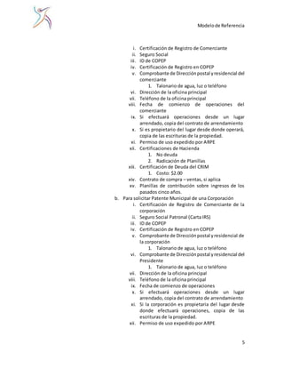 Informe Requisitos PA para COPEP - Modelo de Referencia | DOCX