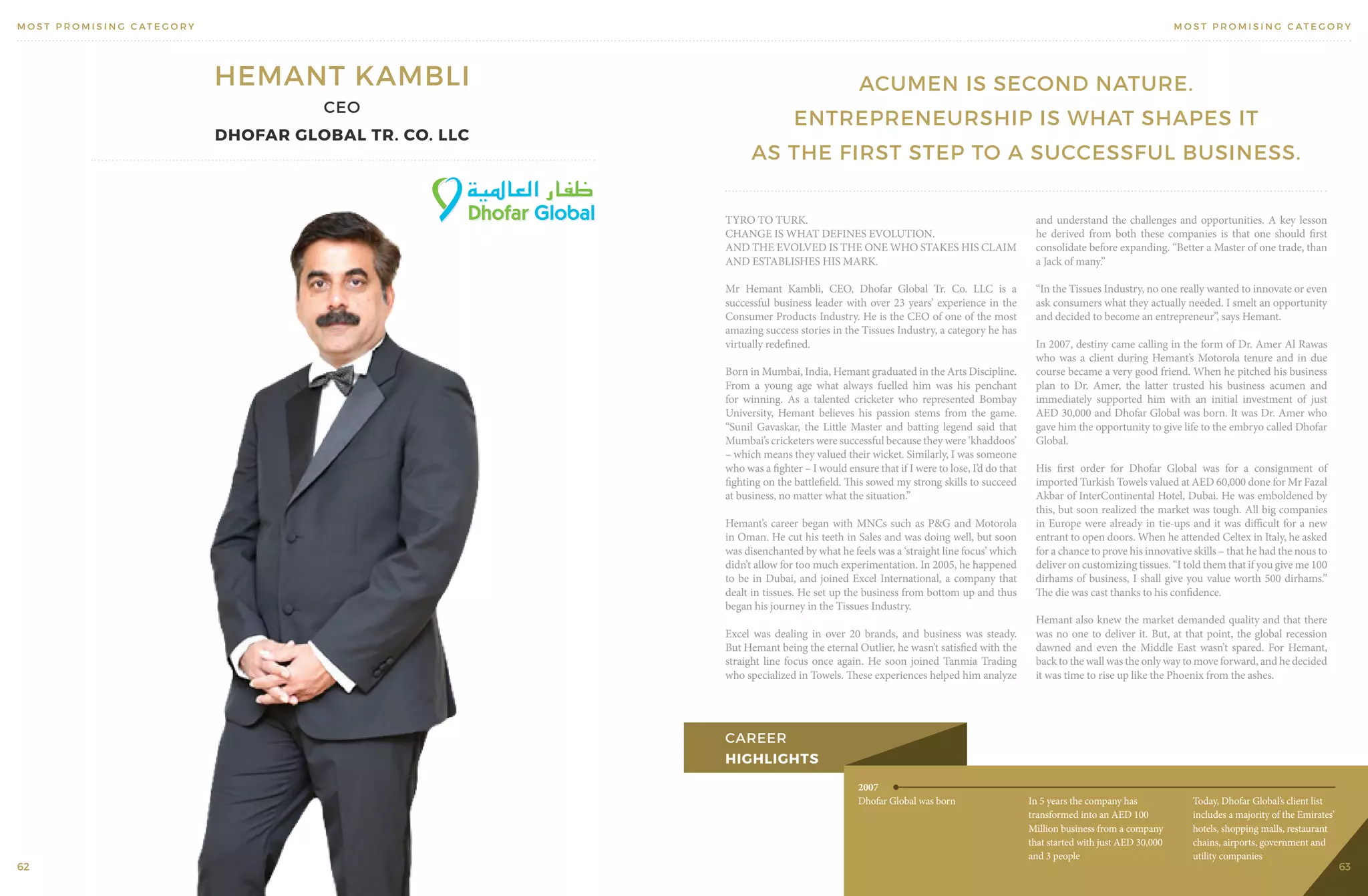 Hemant Kambli - Article | PPT