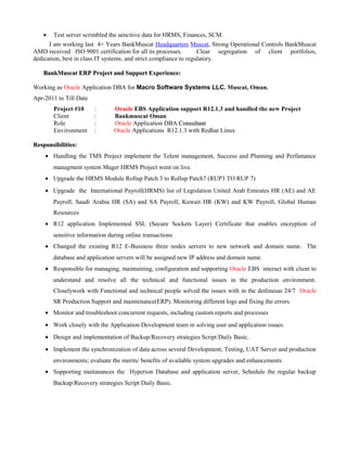 Durai_Oracle Apps R12 DBA-2015 | PDF