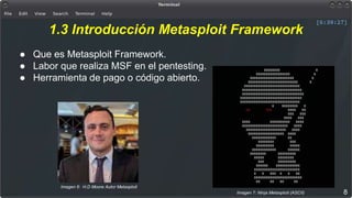 Pruebas de intrusion mediante Metasploit Framework | PPT | Computing ...