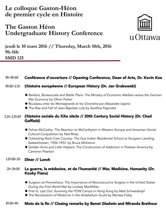 Final Conference Program | PDF