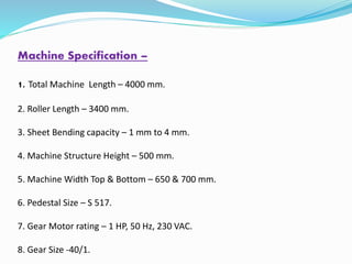 Rolling MAchine PPT | PPTX