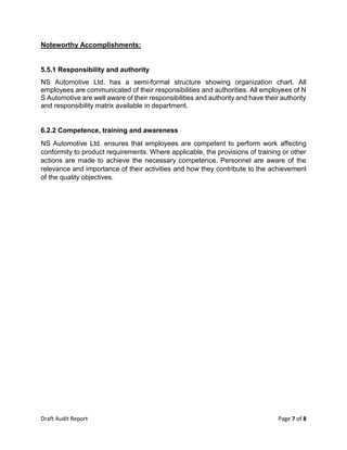Draft Audit Report_Nisarg | PDF