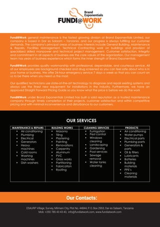 Fundi@Work Bronchures | PDF