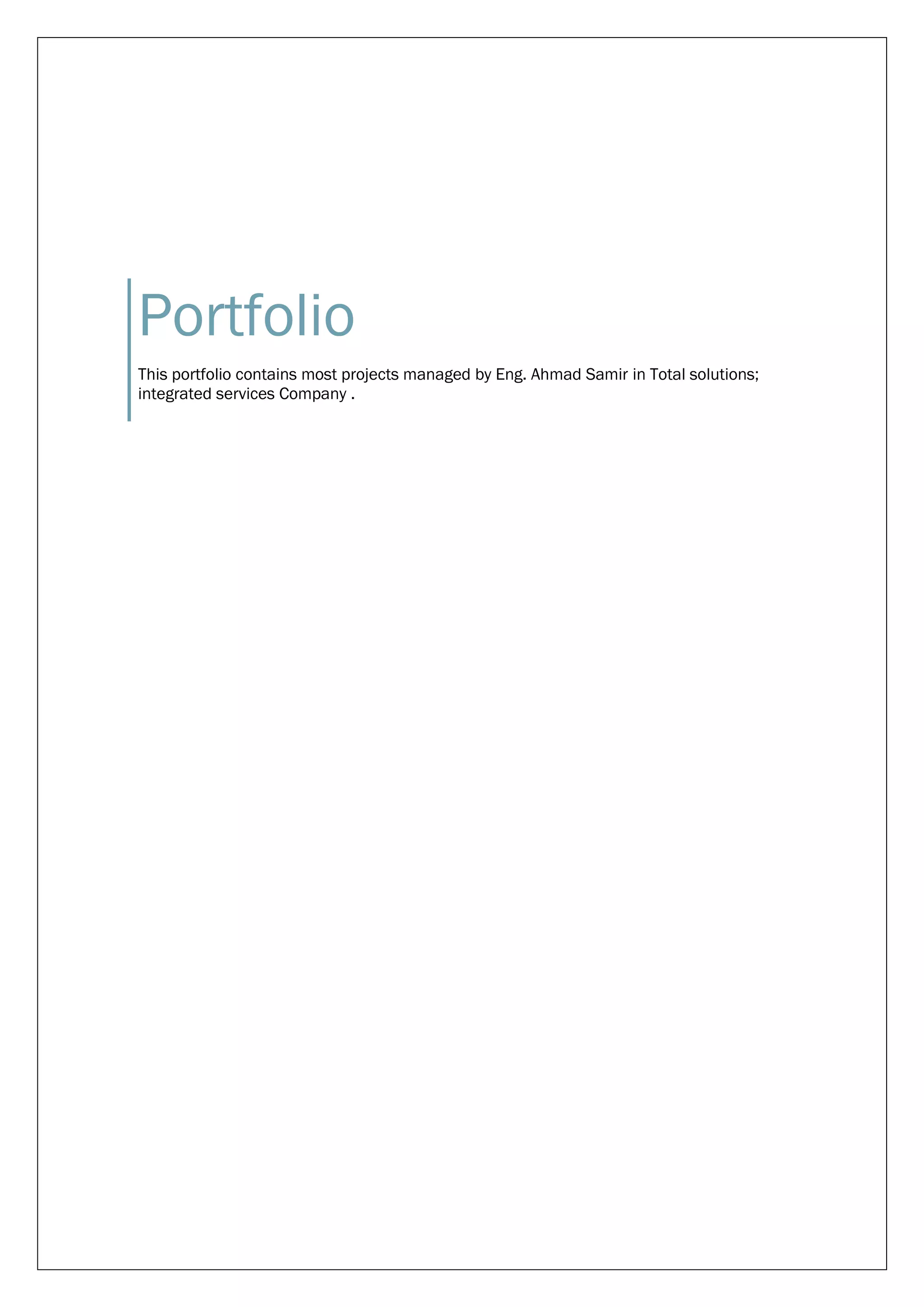 Ahmad Samir Portfolio | PDF | Free Download
