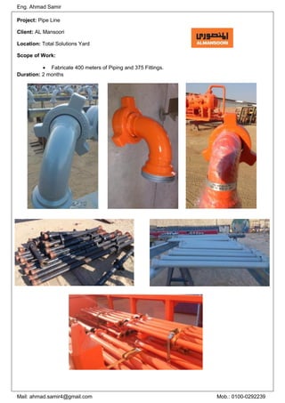 Ahmad Samir Portfolio | PDF