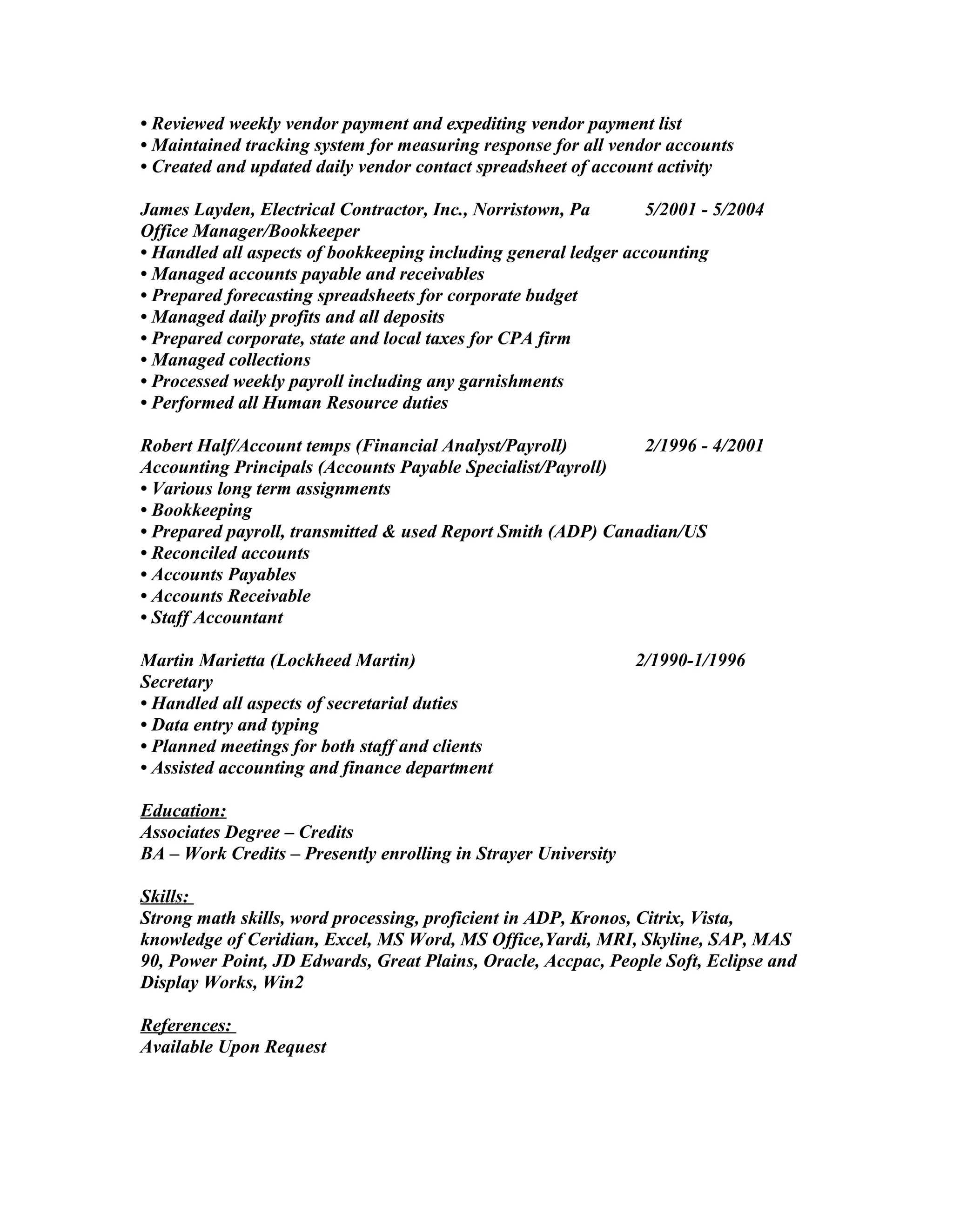 Pam Harling's Resume - Teleflex | PDF