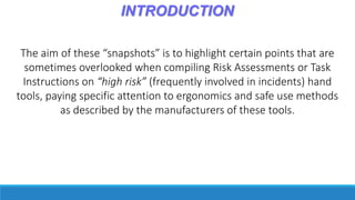 Hand Tool Snapshots | PPT