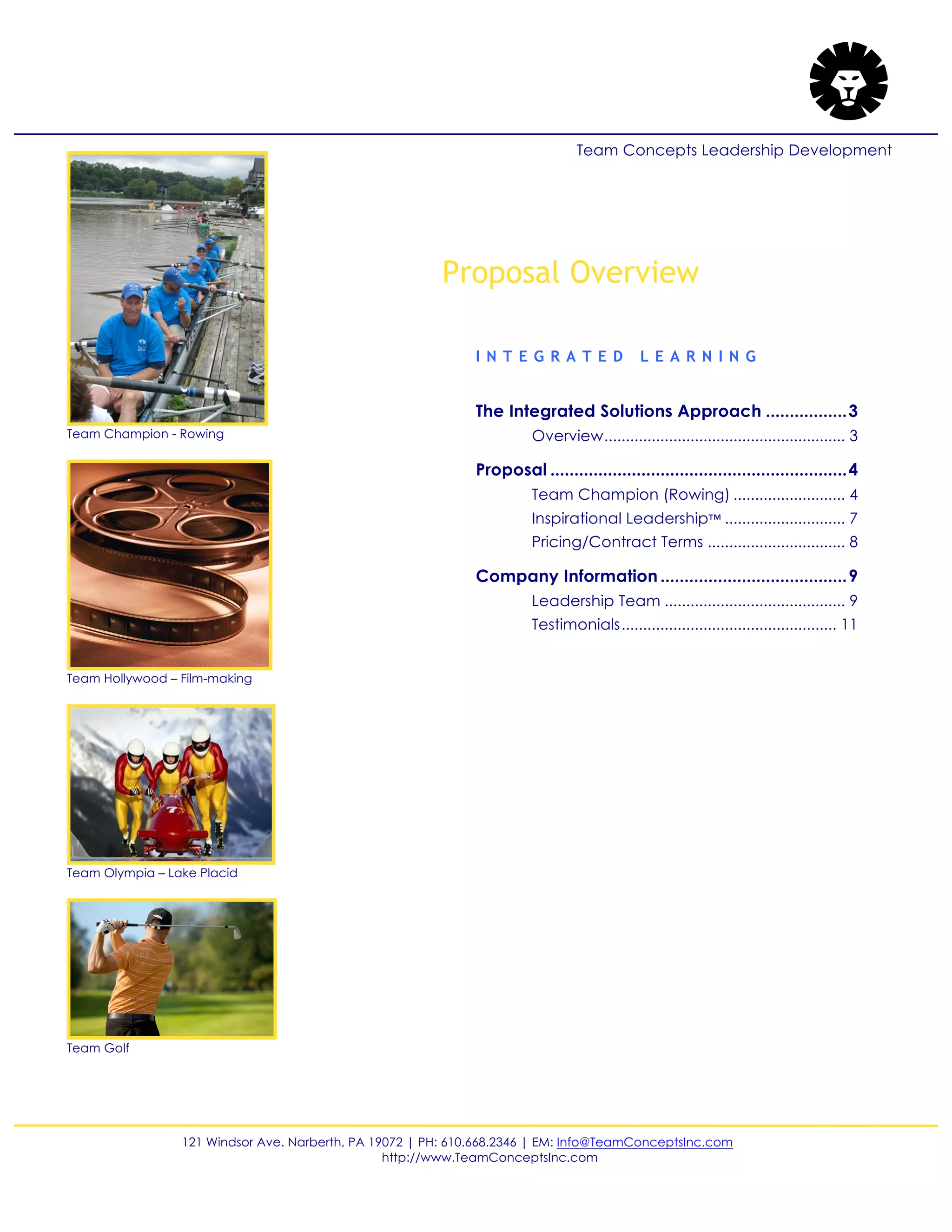 Proposal Template Team Champion | PDF