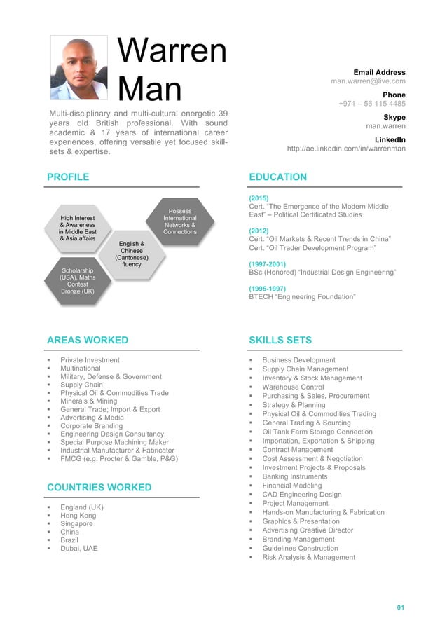 Warren Man - CV (17 May'15) Full | PDF