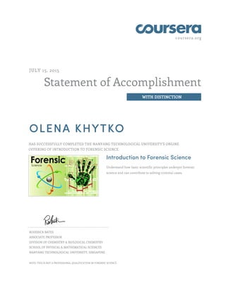 Coursera ntufsc 2015 | PDF