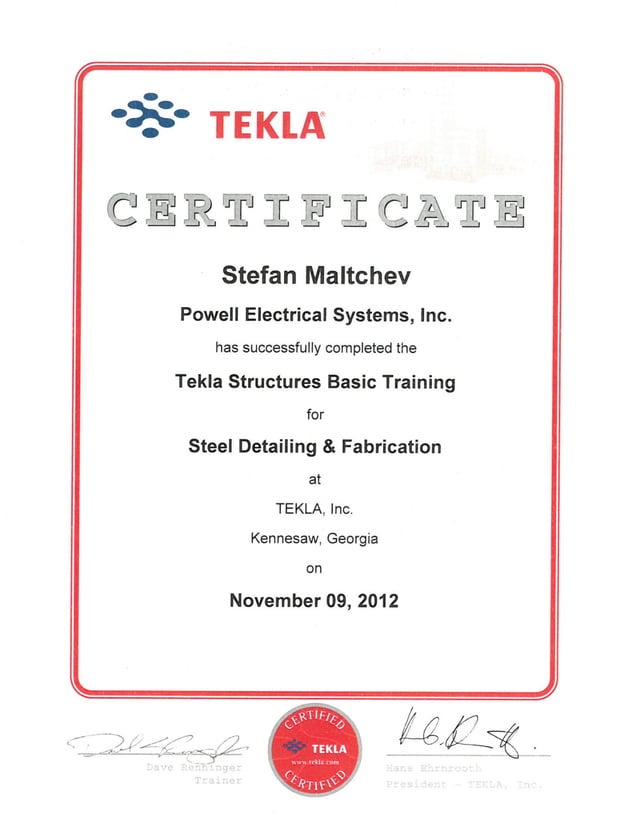 Tekla Structures Certificate-Basic Training | PDF