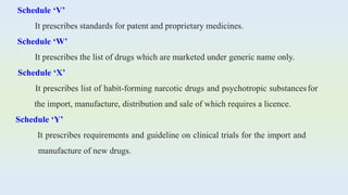 Drug and cosmetic act only schedule.pptx