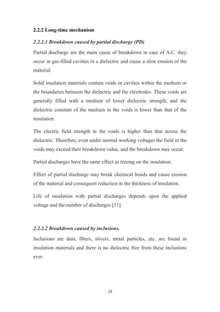 Electrical treeing | PDF