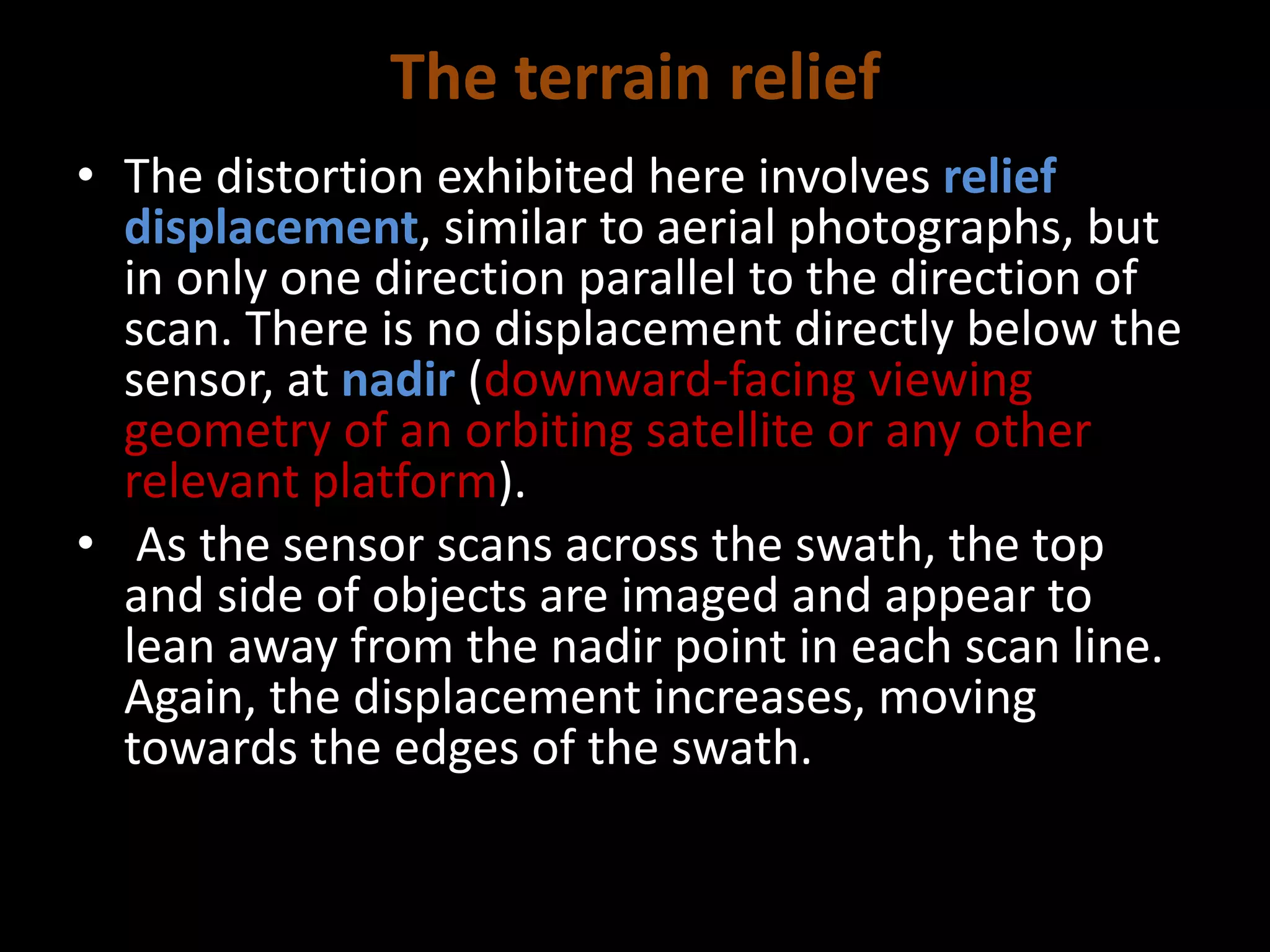 Remote Sensing error sources | PPTX
