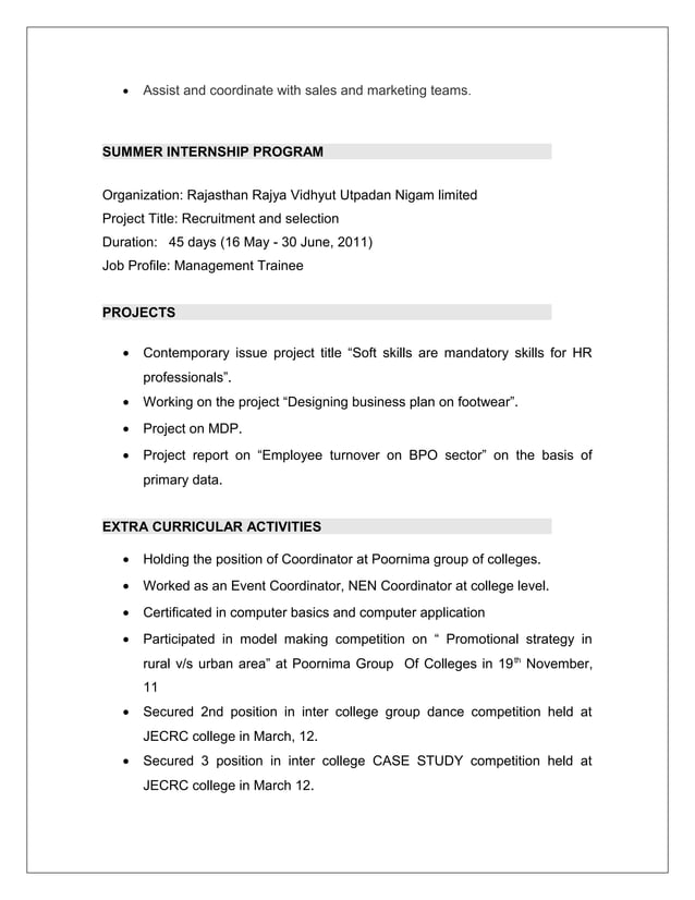 Richa CV (1) | DOC
