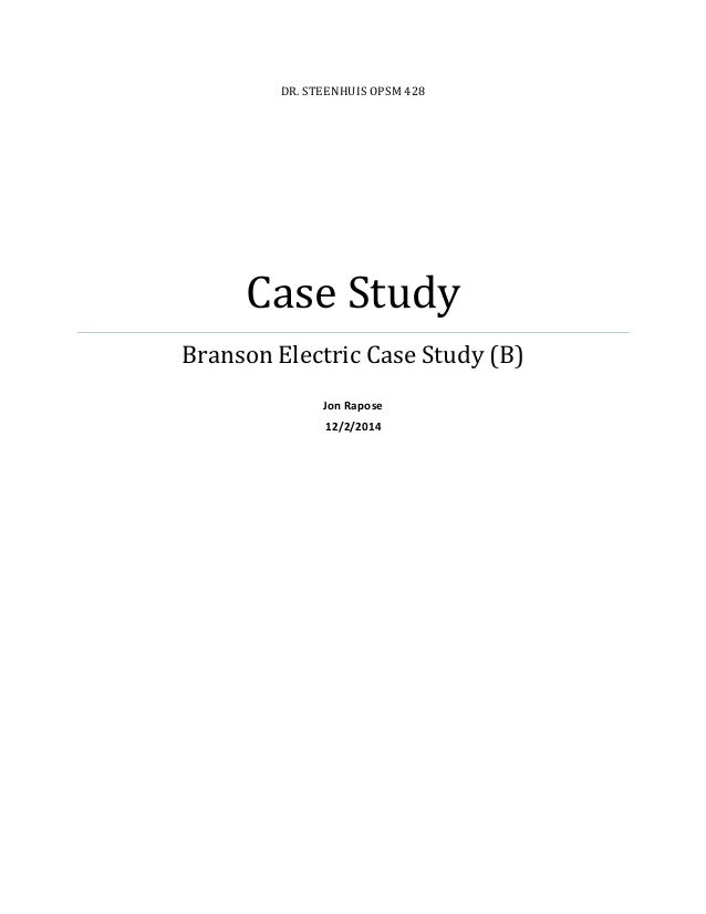 Final Case Study