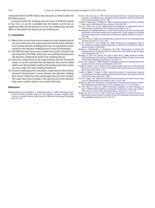 A dynamic welding heat source model in pulsed current gas tungsten arc ...