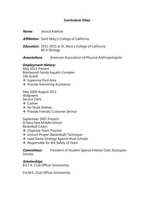 Lab Experience | PDF