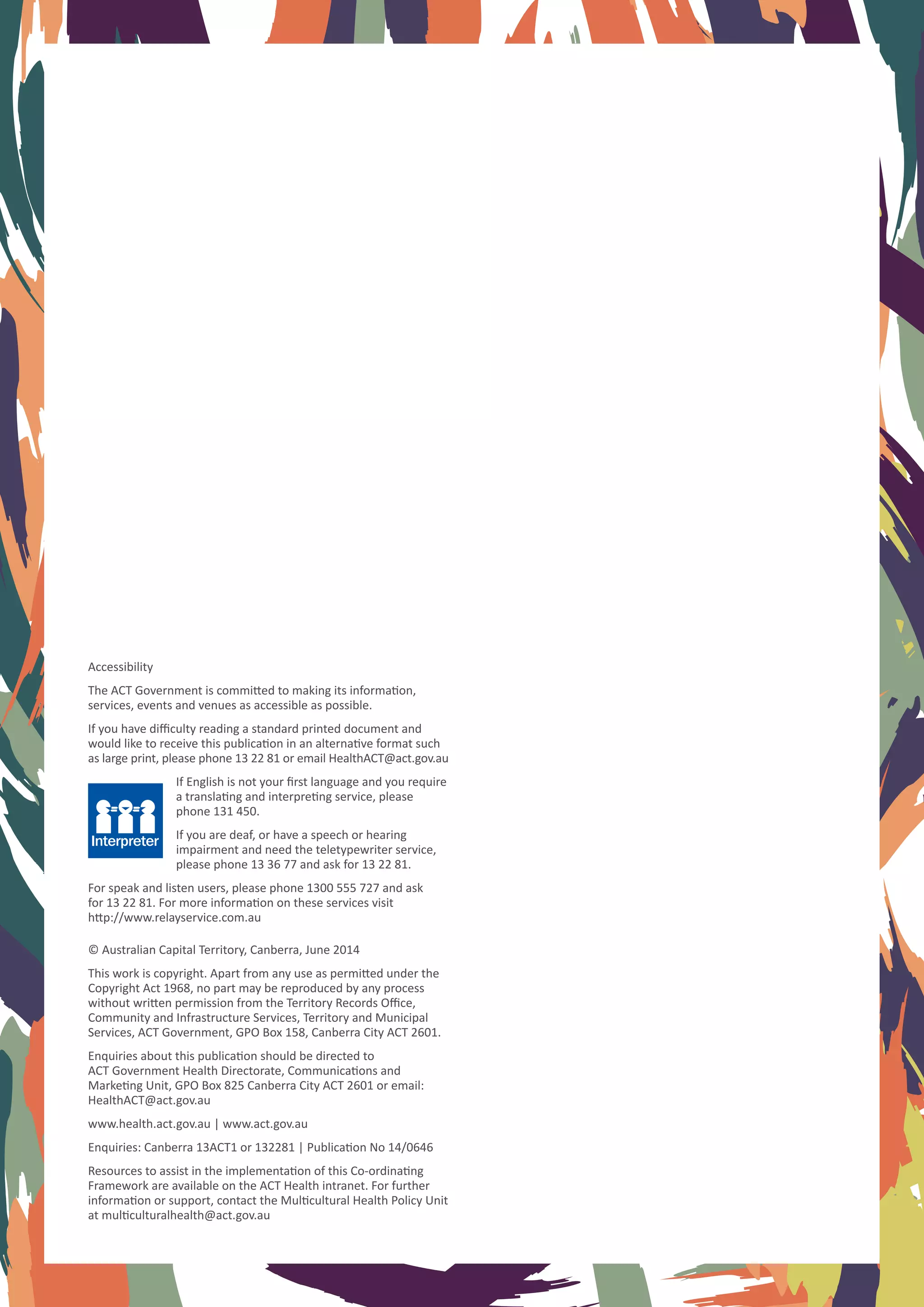 Multicultural Framework - pdf version of approved print version | PDF