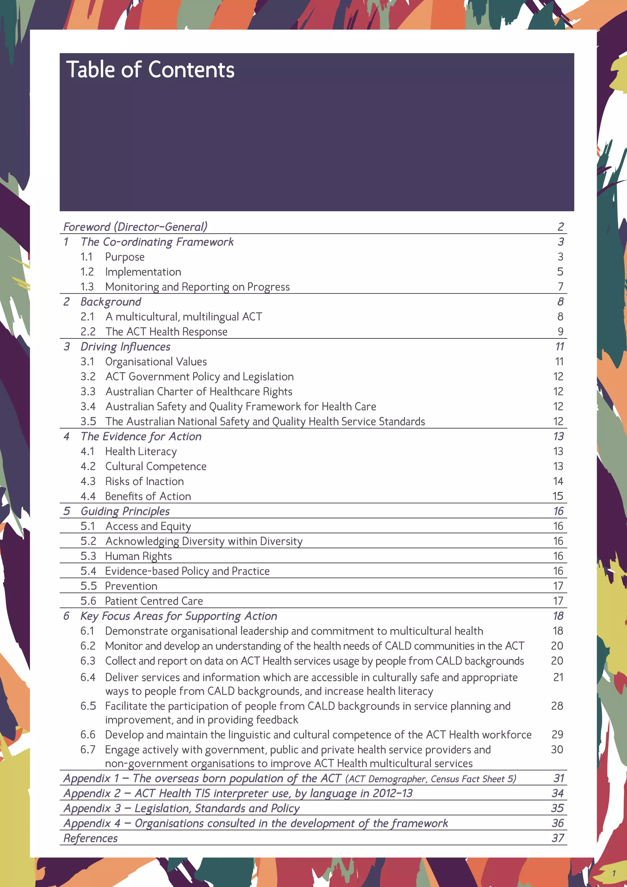 Multicultural Framework - pdf version of approved print version | PDF