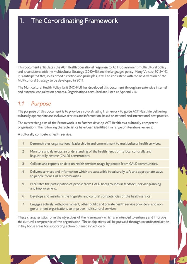 Multicultural Framework - pdf version of approved print version | PDF
