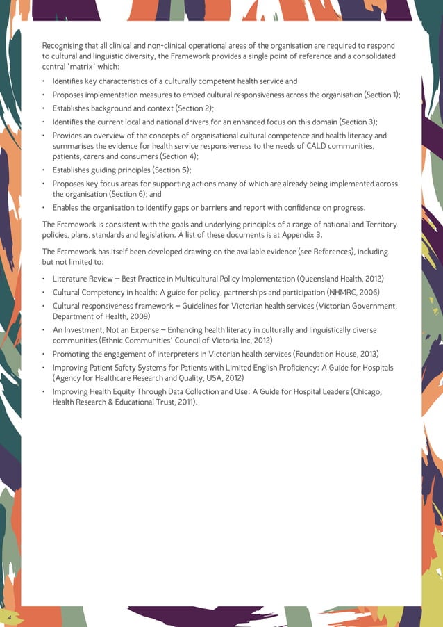 Multicultural Framework - pdf version of approved print version | PDF