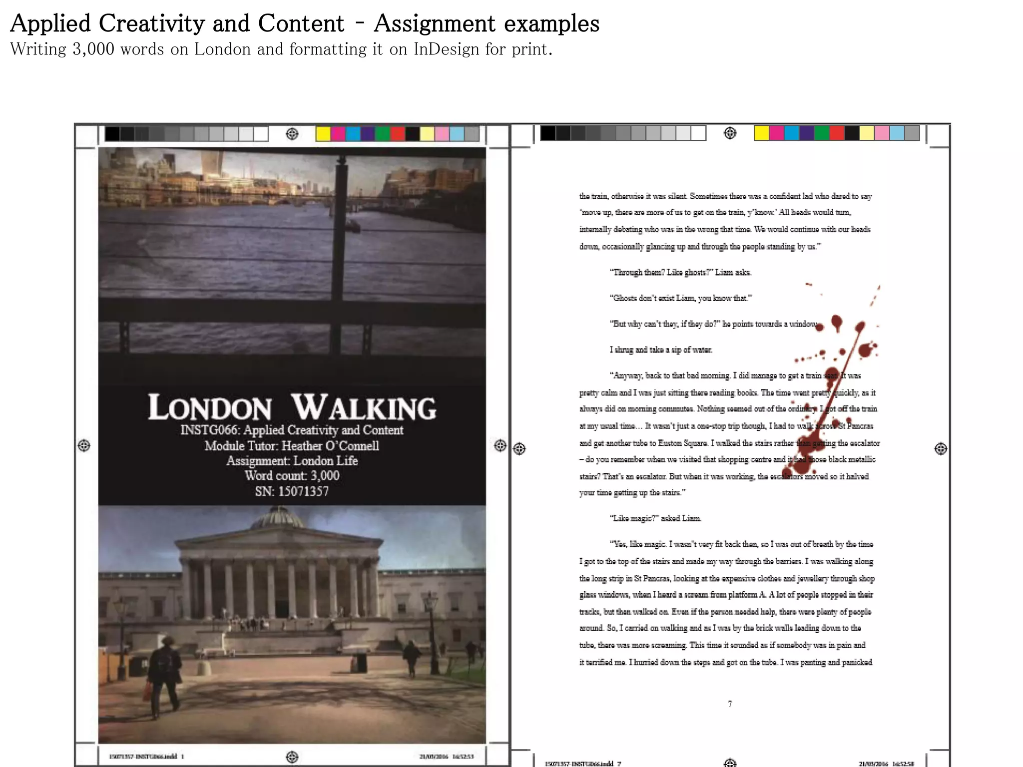 UCL work portfolio | PDF | Business | Business and Finance