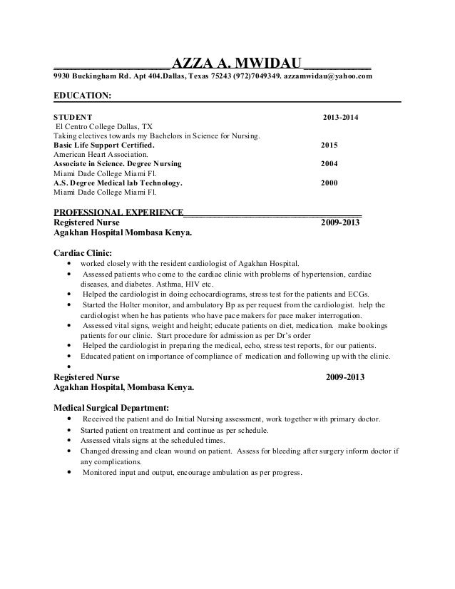 AZZA resume usa-2