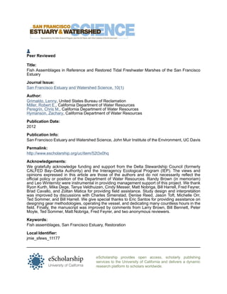 Grimaldo tidal marsh | PDF