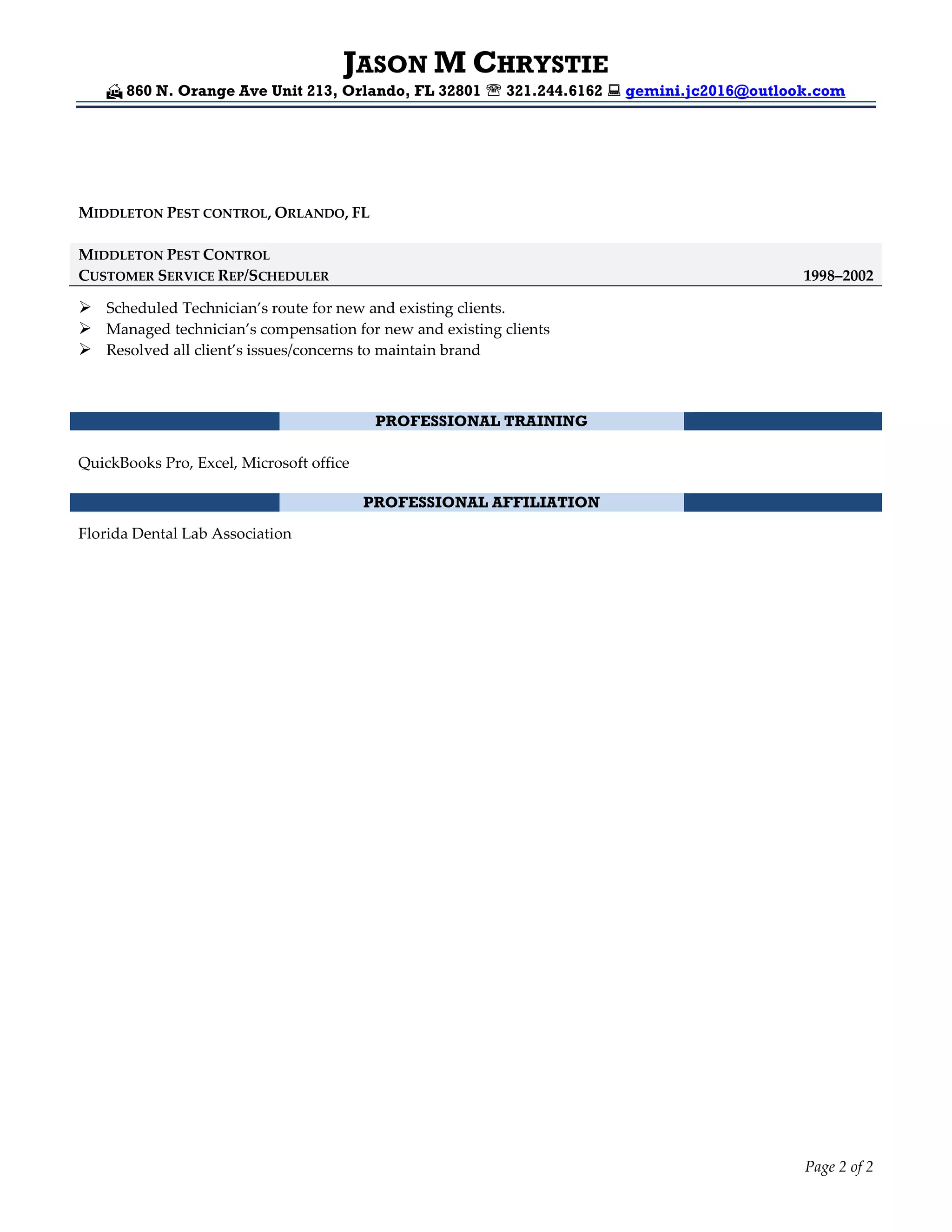Jason's resume 2016 | PDF