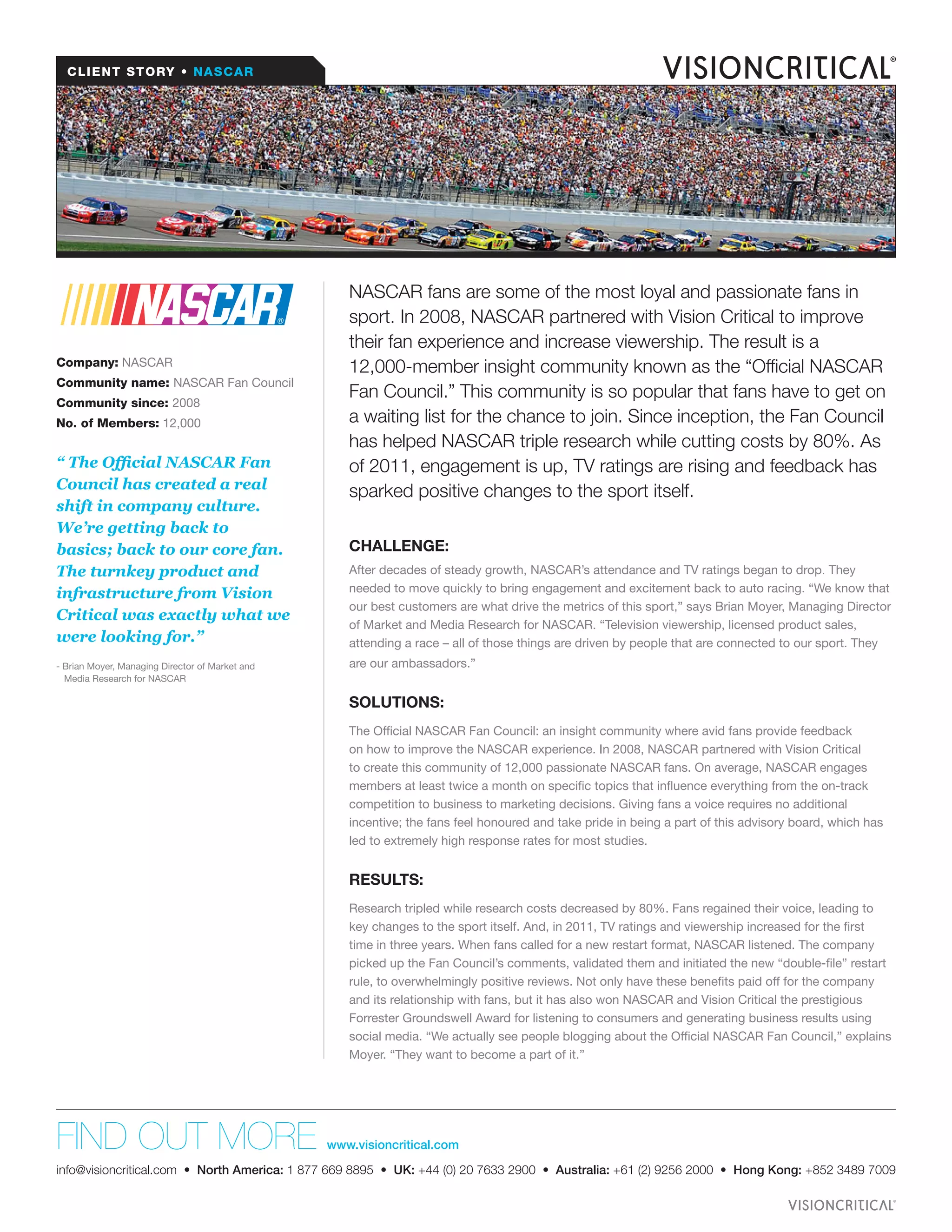 NASCAR Fan Council | PDF