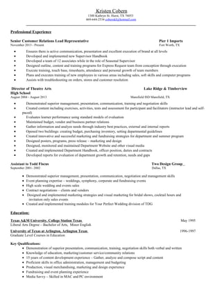Kristen Cobern Resume 1215 | DOC