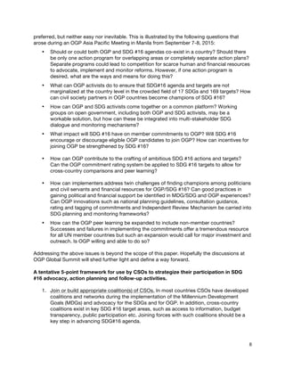 OGP-and-SDG16-Similarities-and-Differences-1 | PDF