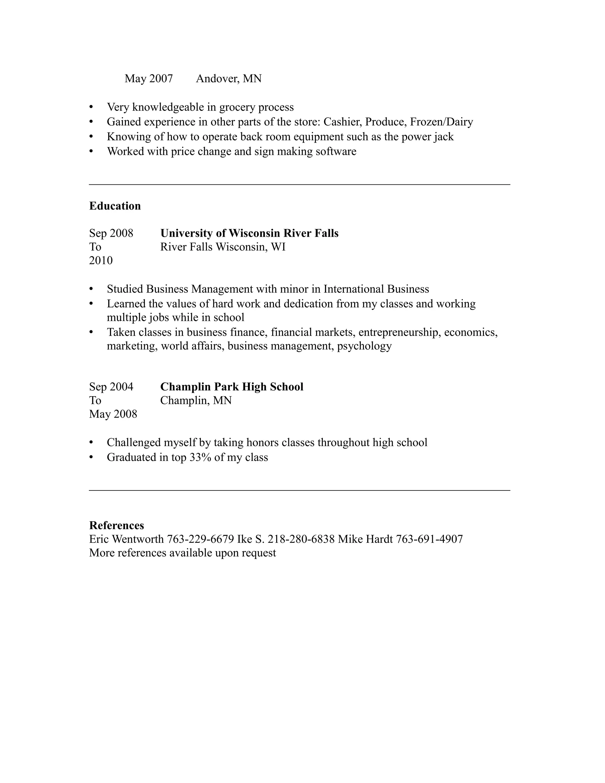 Rodney's Resume 2016 | DOC