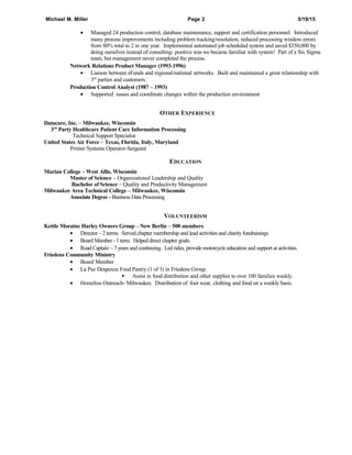 Mike Miller May 2015 | DOC