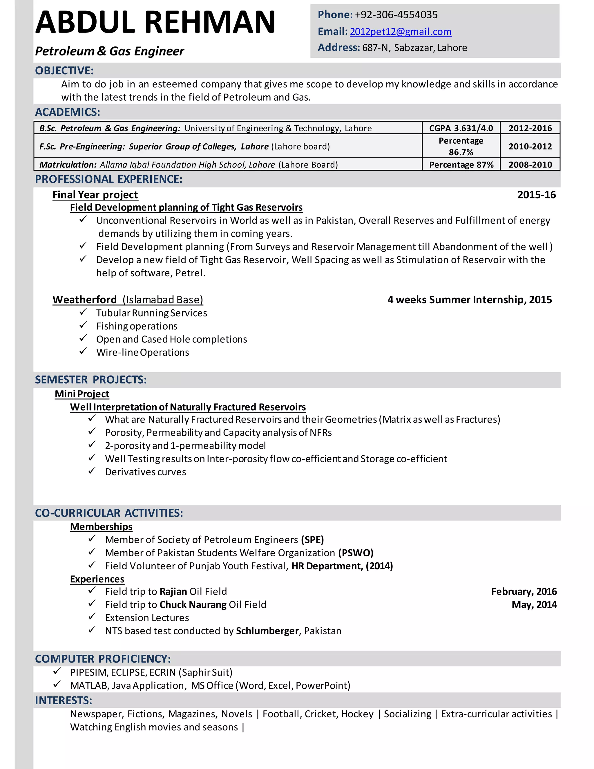 ABDUL REHMAN (2012pet12) | DOCX