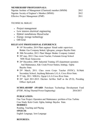 Emmanuel cv | PDF