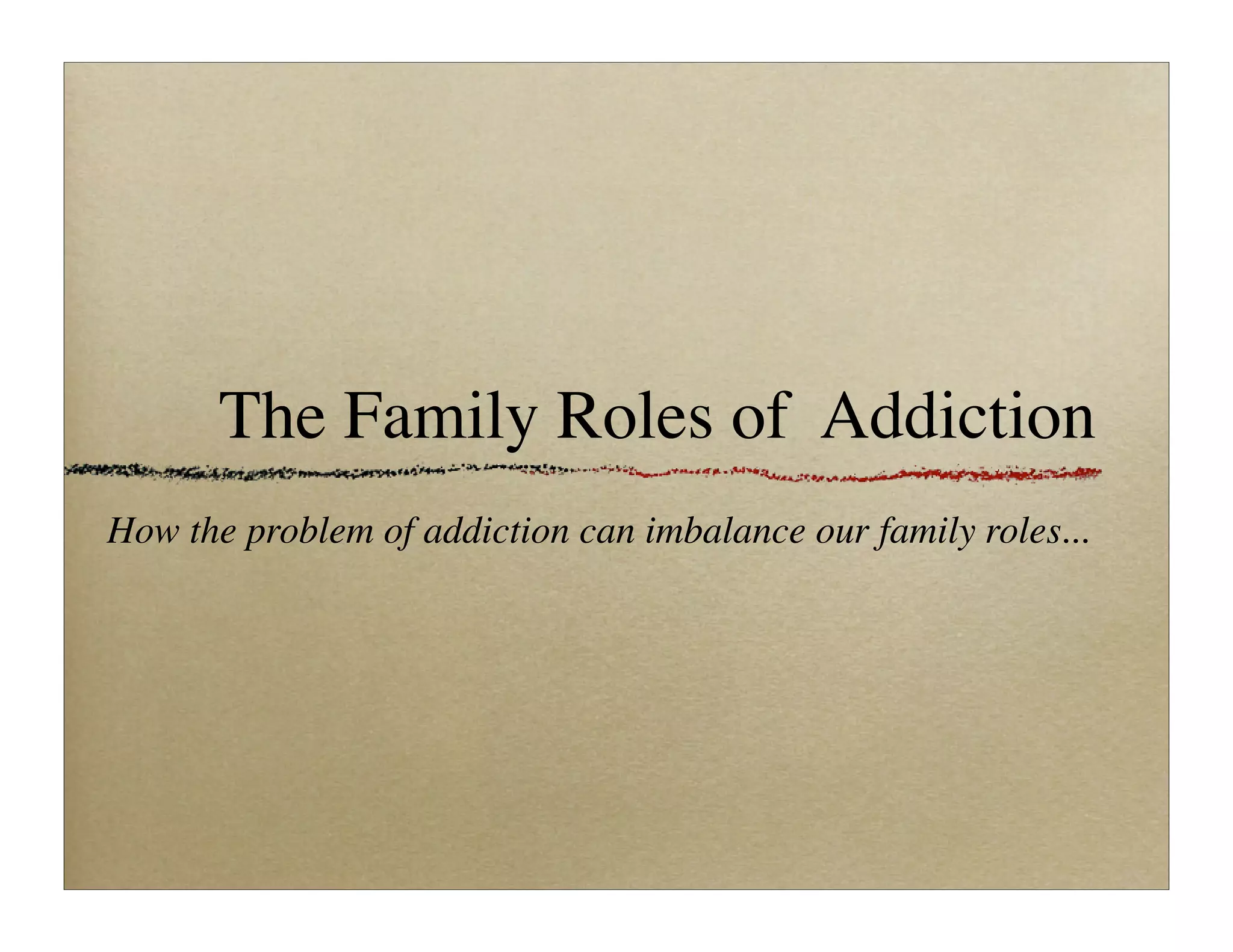 familyaddictionroles | PDF