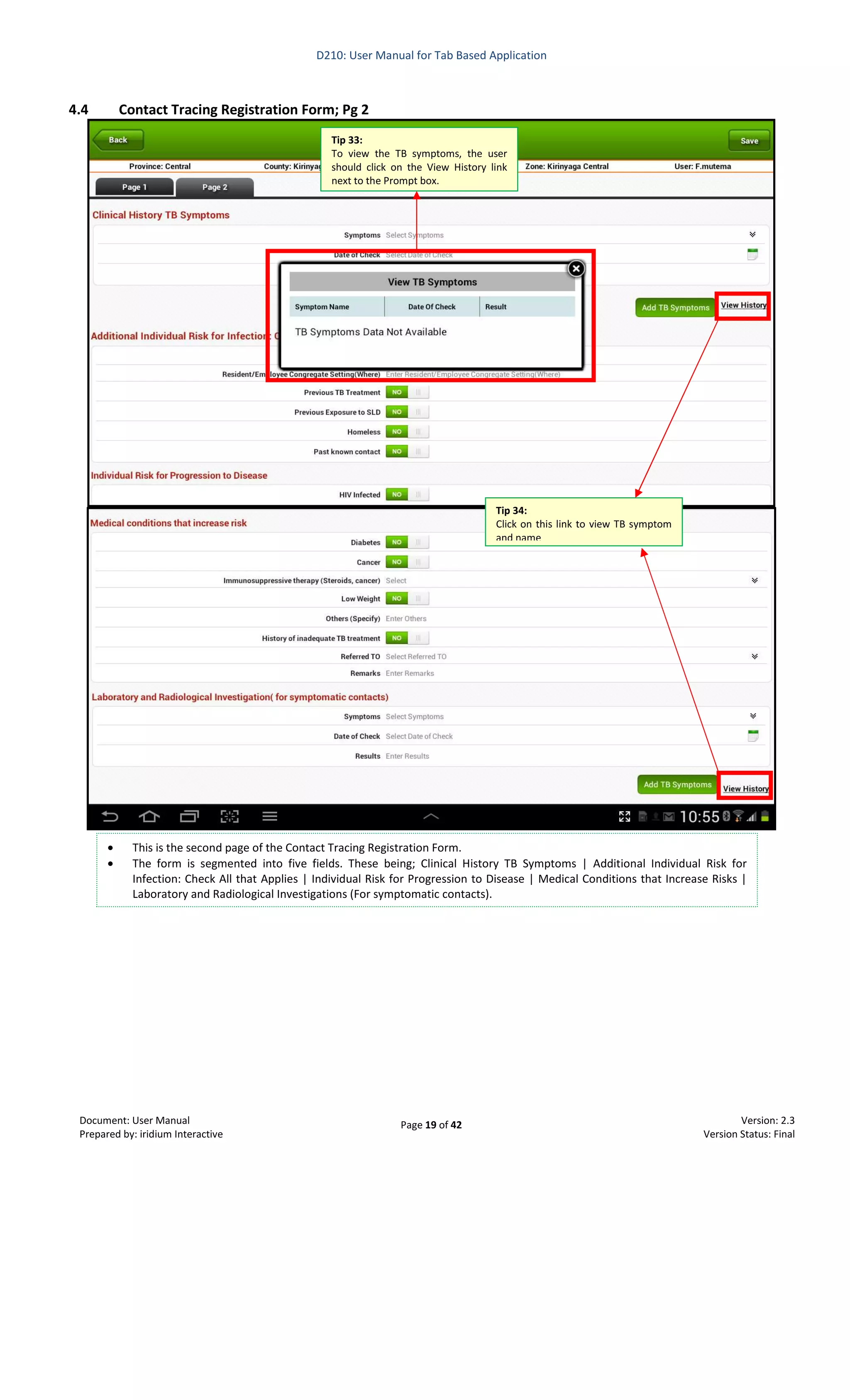 TIBU1_User Manaul_TabApp_Final_v2.0_10Jan13 | PDF | Databases ...