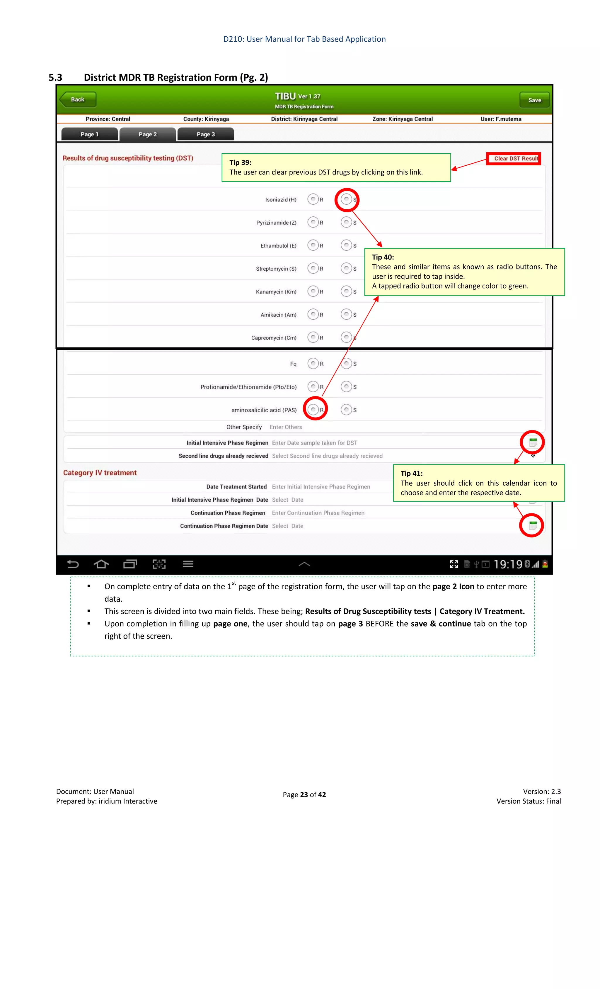 TIBU1_User Manaul_TabApp_Final_v2.0_10Jan13 | PDF | Databases ...